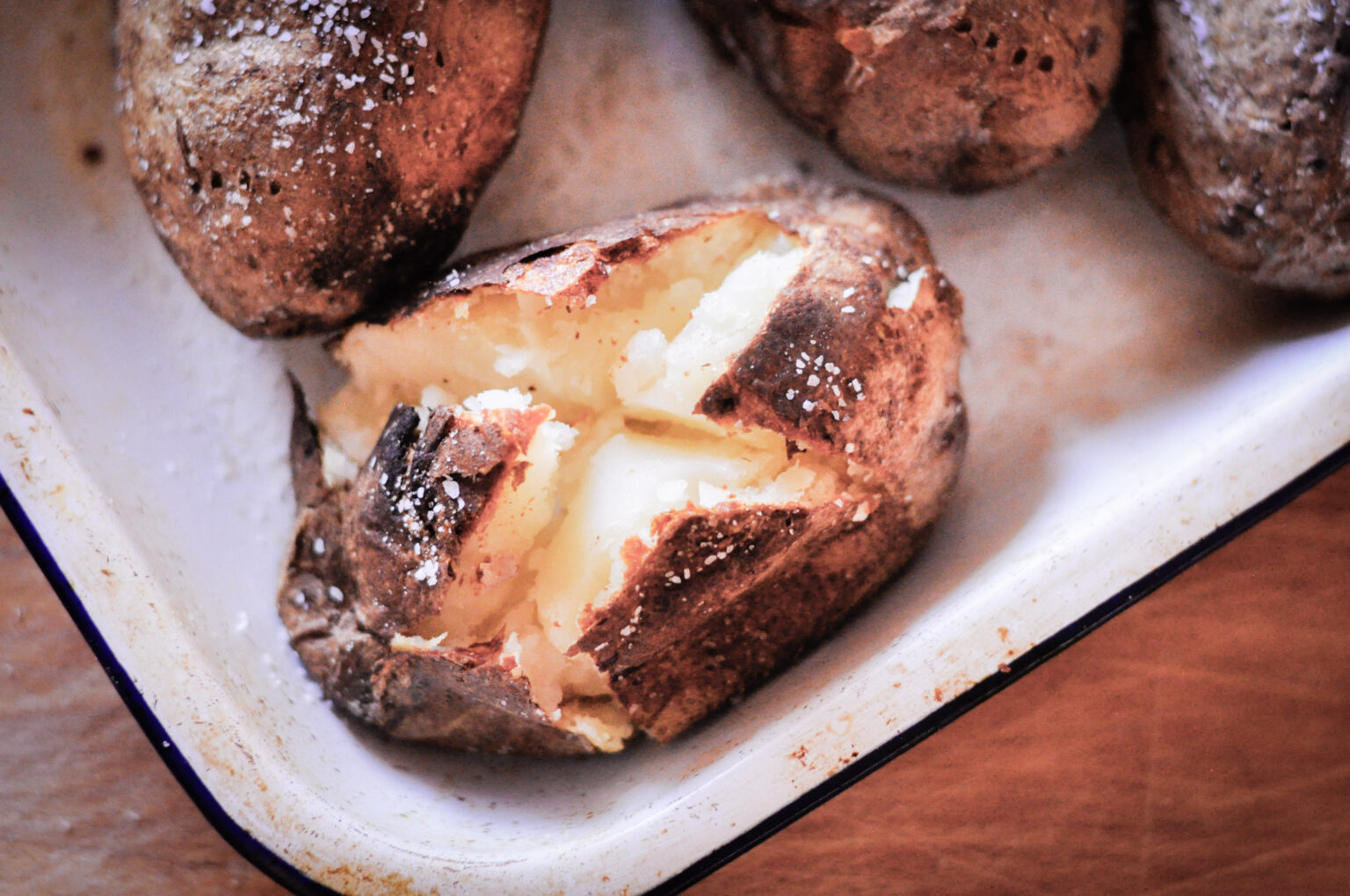 Perfect Every Time, Crispy Skinned Baked Potatoes - Our Nurtured Home